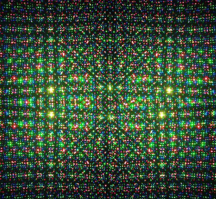 BURSTING GRATING EFFECT MIRROR